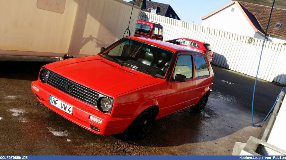 Fabian sein red MK 2 Seite 7 - VW Golf 2 Forum - Die Golf MK II Community
