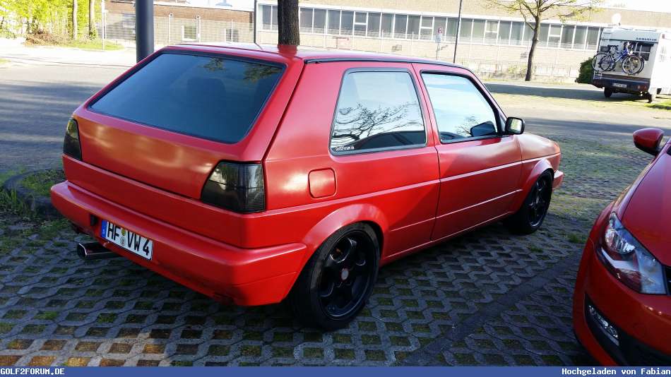 Fabian sein red MK 2 Seite 7 - VW Golf 2 Forum - Die Golf MK II Community