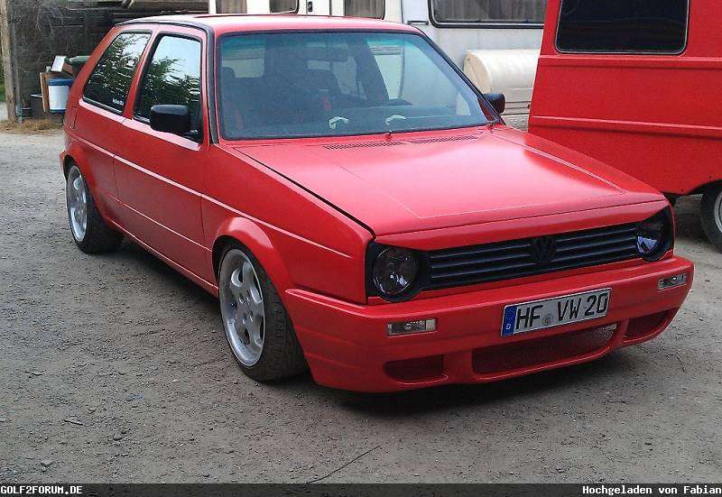 Fabian sein red MK 2 - Seite 2 - Showroom Golf 2 - VW Golf 2 Forum ...